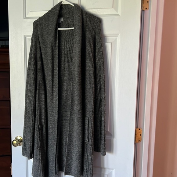Barefoot Dreams | Sweaters | Barefoot Dreams Cardigan In Marled Grey ...